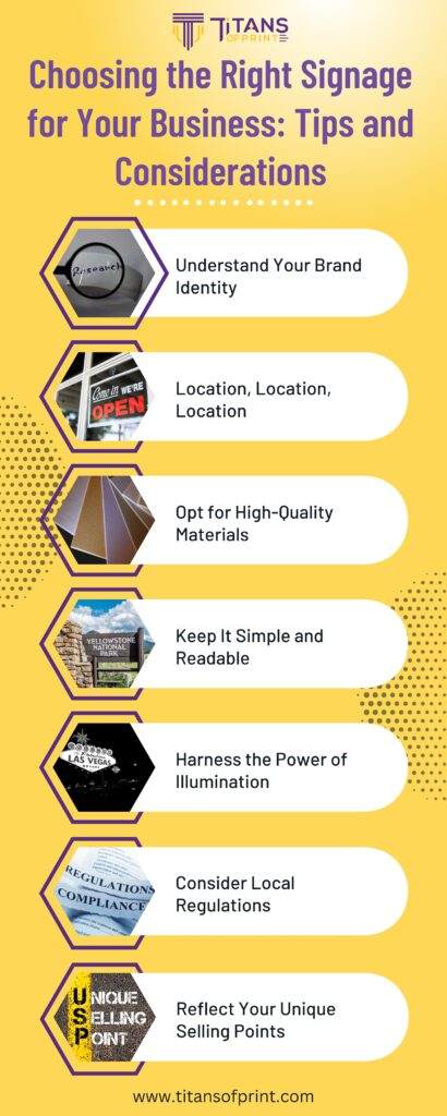 Choosing The Right Signage For Your Business: Tips And Considerations