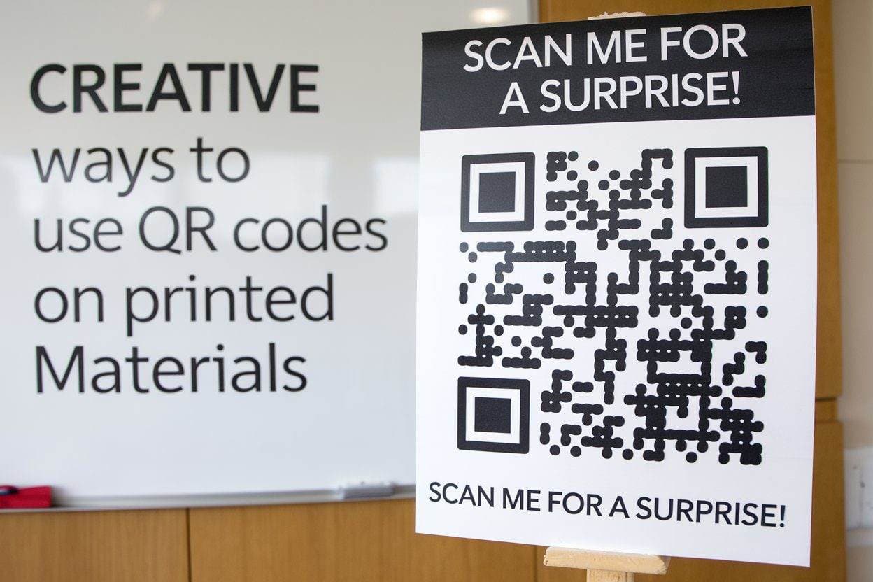 Creative Ways To Use QR Codes On Signs And Printed Materials