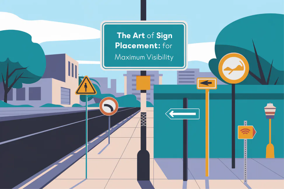 The Art Of Sign Placement: Where To Put Signs For Maximum Visibility
